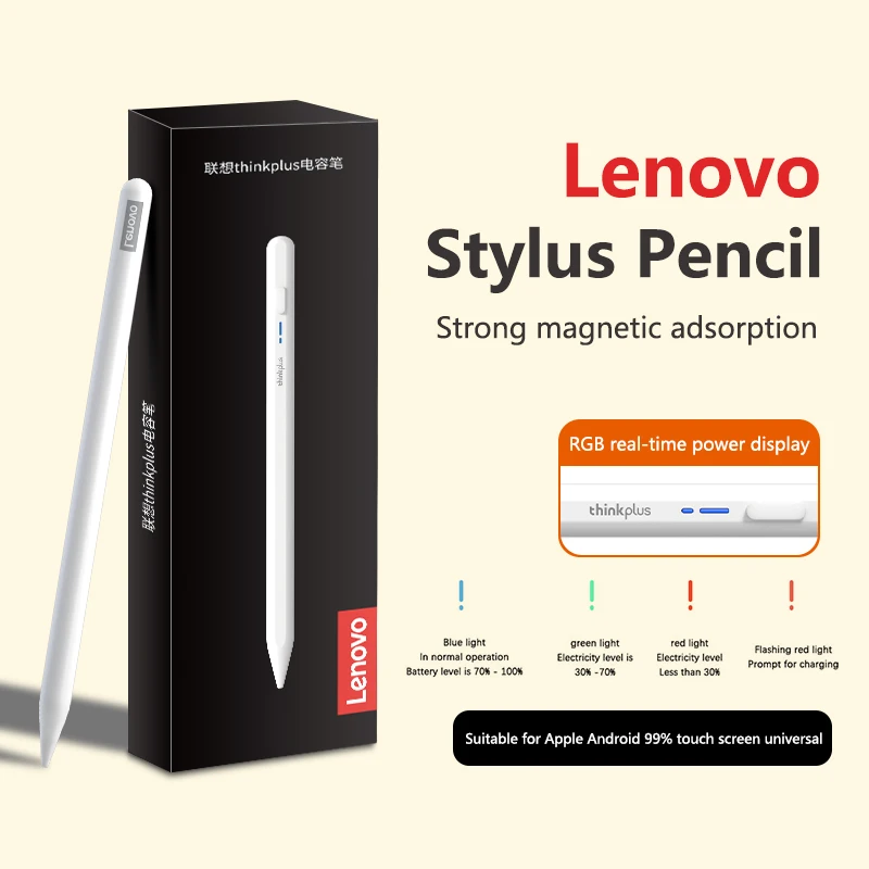 Lenovo-Thinkplus-Universal-Stylus-Pencil-Tablet-Touch-Pen-Android-iOS ...