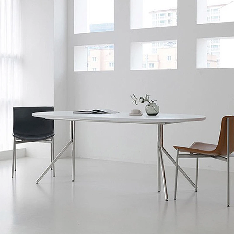 Medieval-conference-table-long-table-small-layout-simple-dining-boss ...