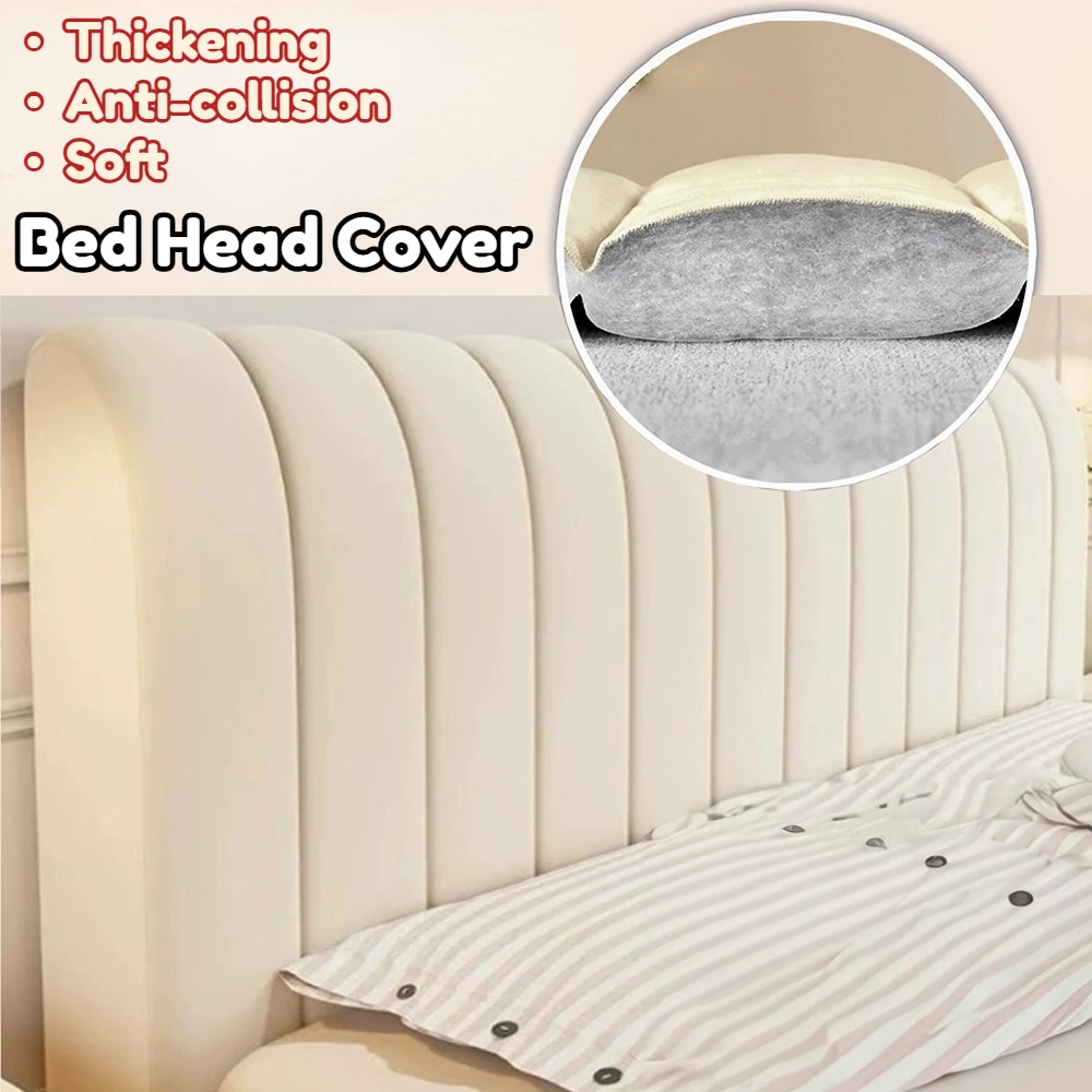 Luxury Soft Thick Velvet Bed Head Cover Headboard Cover All-inclusive ...