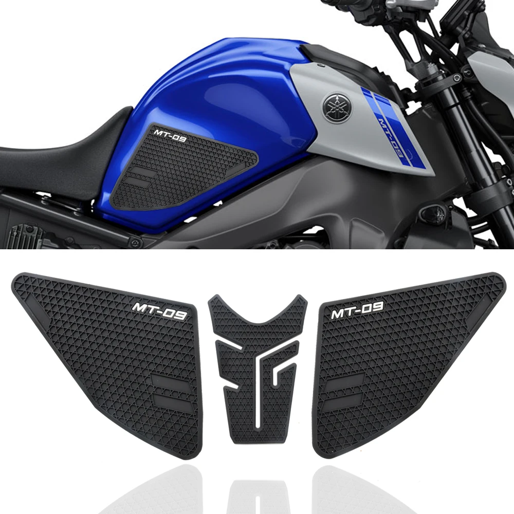 Rubber Side Fuel Tank Stickers | Yamaha Mt09 2021 Tank Pad | 2022 ...