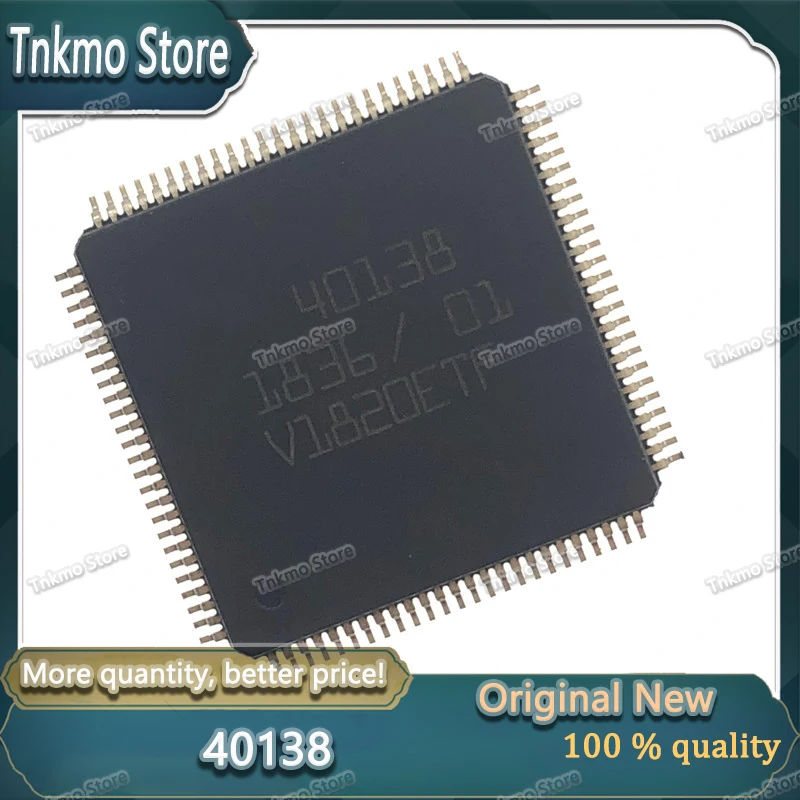 5 pces 10 pces 40138 QFP 100 h40138 qfp100 chip de computador automotivo novo e original ...