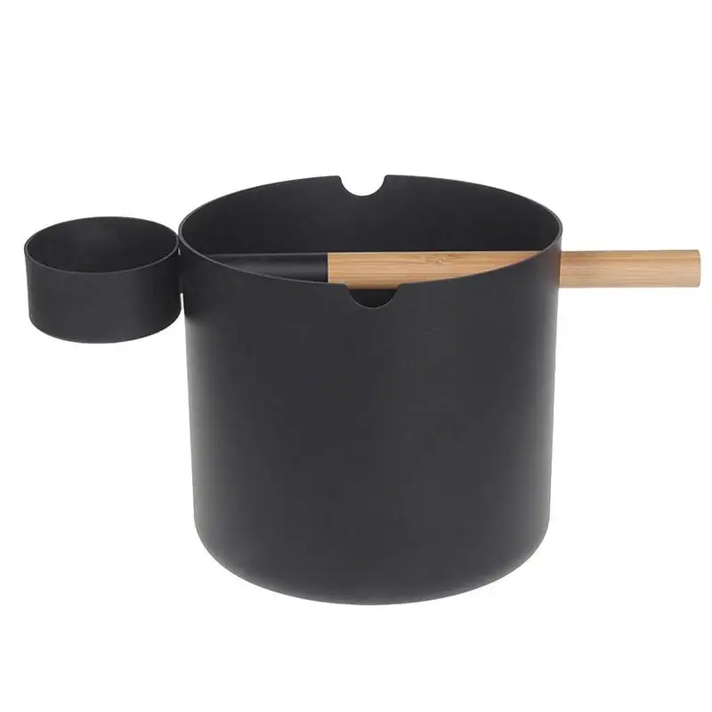 Sauna Bucket And Ladle Sauna Ladle Luxurious Finnish Sauna Aluminum ...