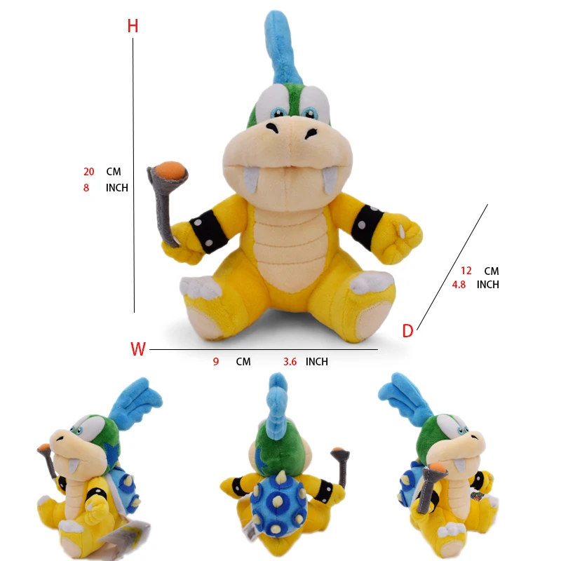 25 Styles Super Mario Bowser Koopa JR Ludwig Roy Morton Anime Figures ...