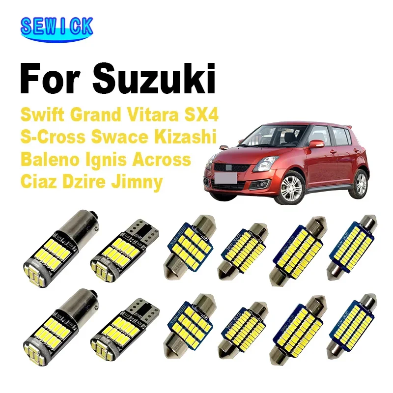 Car-Interior-LED-Bulbs-For-Suzuki-Swift-Grand-Vitara-S-Cross-Swace-SX4 ...