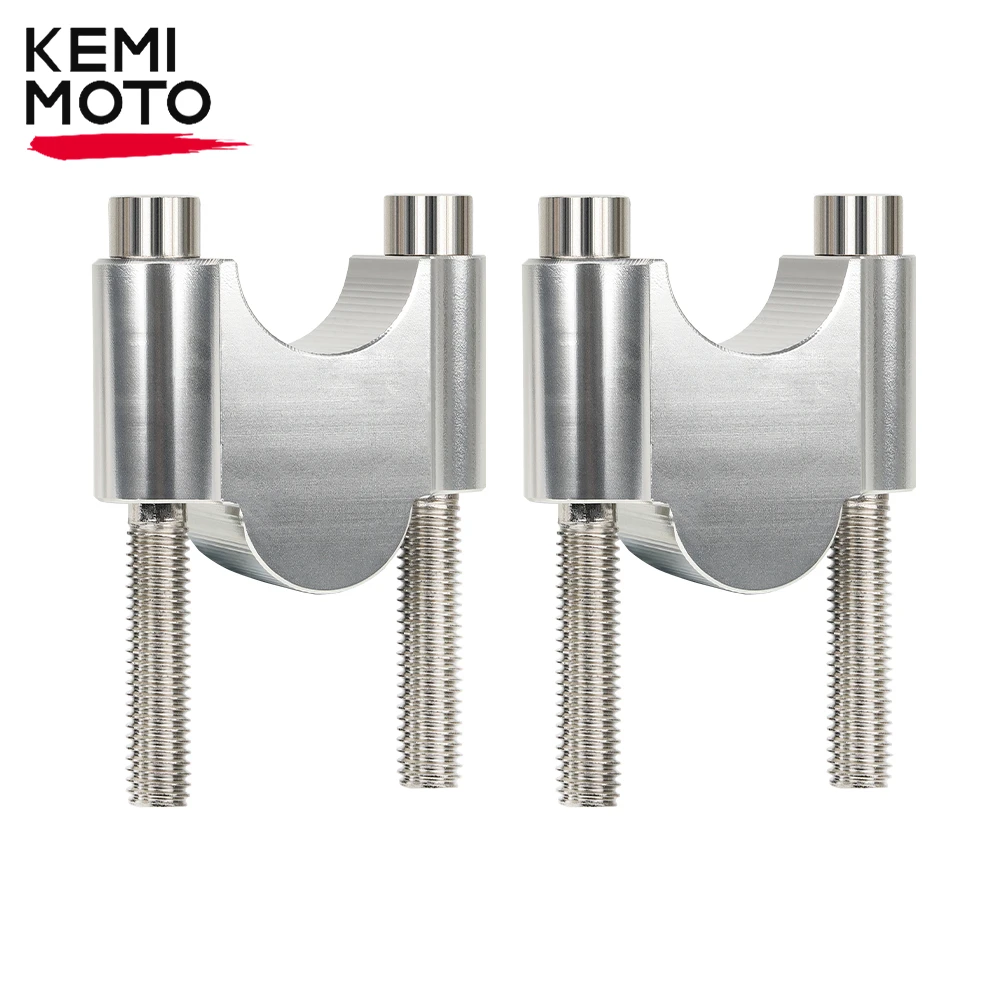 CNC-Motorcycle-Handlebar-Riser-Kit-7-8-or-1-1-8-Universal-Bar-Clamps-22 ...