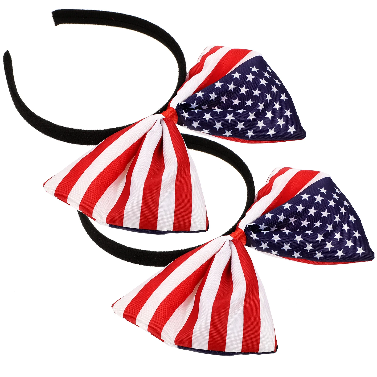 2pcs-4th-of-July-Headbands-Patriotic-Headbands-Bow-Hair-Hoops ...