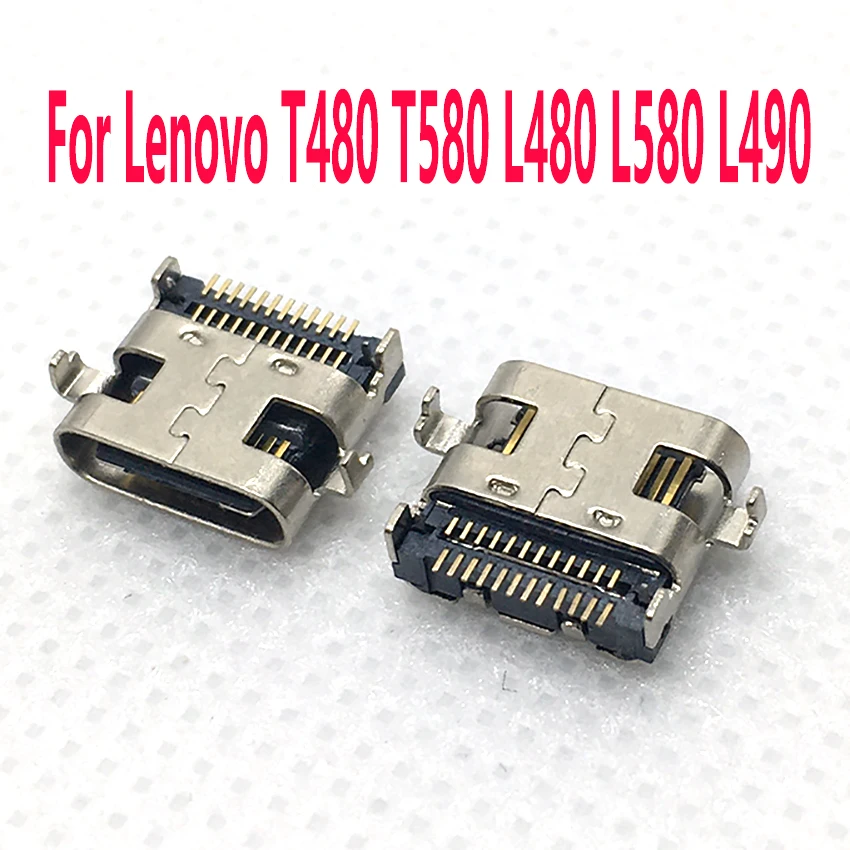 1-10PCS NEW For Lenovo T480 T580 L480 L580 L490 Type-c 24p USB C ...