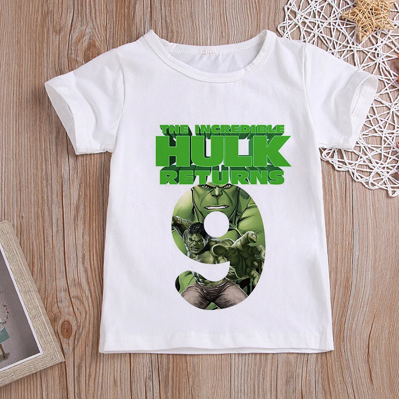 Incredible Hulk Birthday Shirt Boys