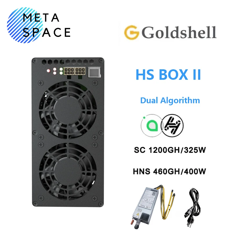 Goldshell-HS-BOX-II-Miner-1200GH-s-325W-Algoritmo-dual-HNS-SC-Miner-HS ...