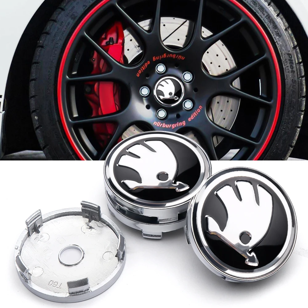 4PCS-56-60mm-Car-Styling-Wheel-Center-Hub-Caps-Rim-Cover-Badge-Emblem ...