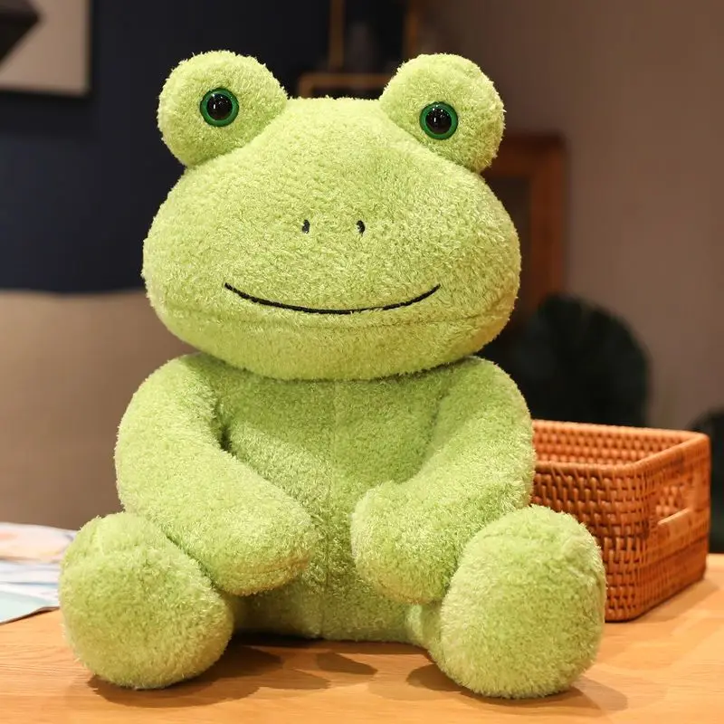 Peluche de rana de frijol mungo vestida de 25 cm, muñeco de peluche ...