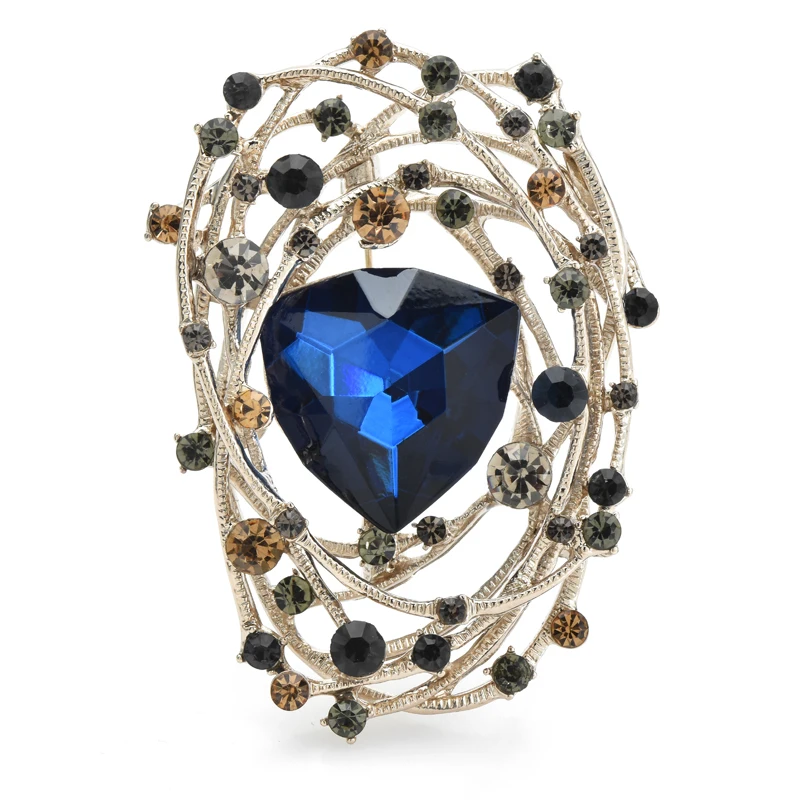 Wuli-baby-Sparkling-Crystal-Geometric-Brooches-For-Women-Unisex-4-color ...