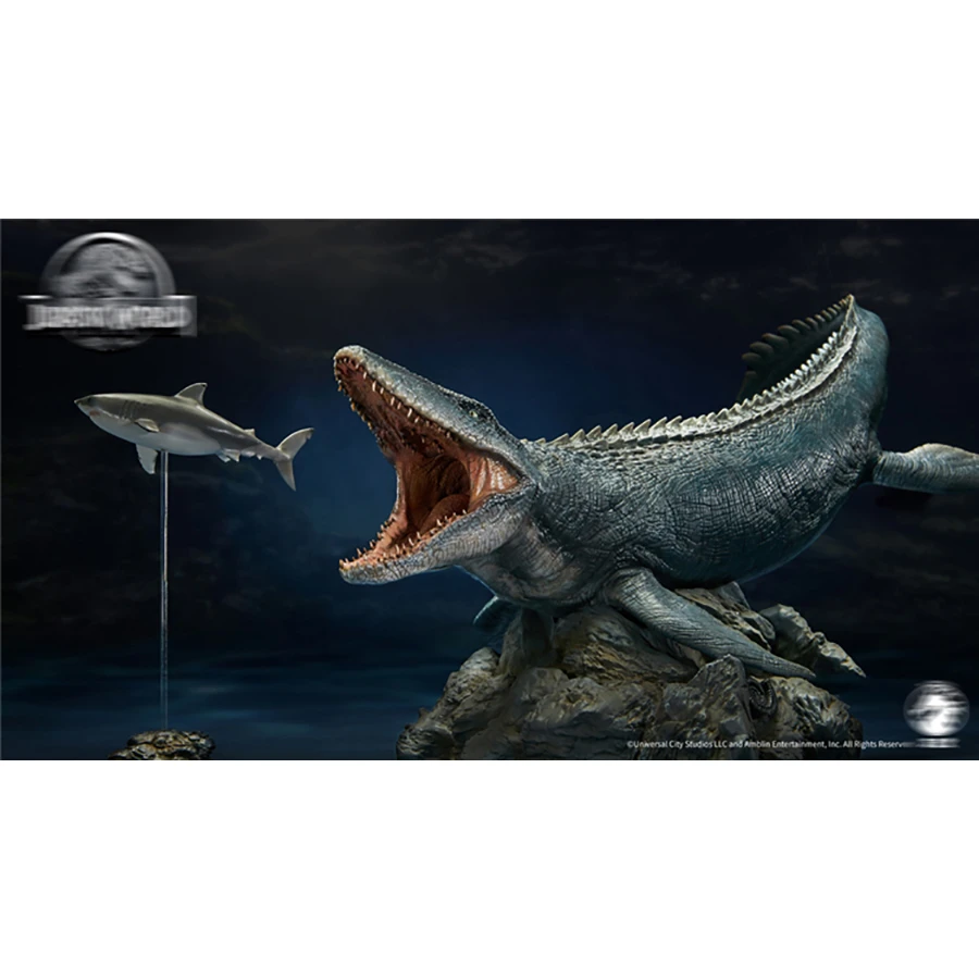 Original W Dragon 1/35 Mosasaurus Figure Lord of Abyss Prehistoric ...