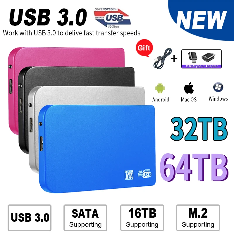 Portable-External-Solid-State-Hard-Drive-1TB-High-speed-SSD-2TB-USB3-0 ...