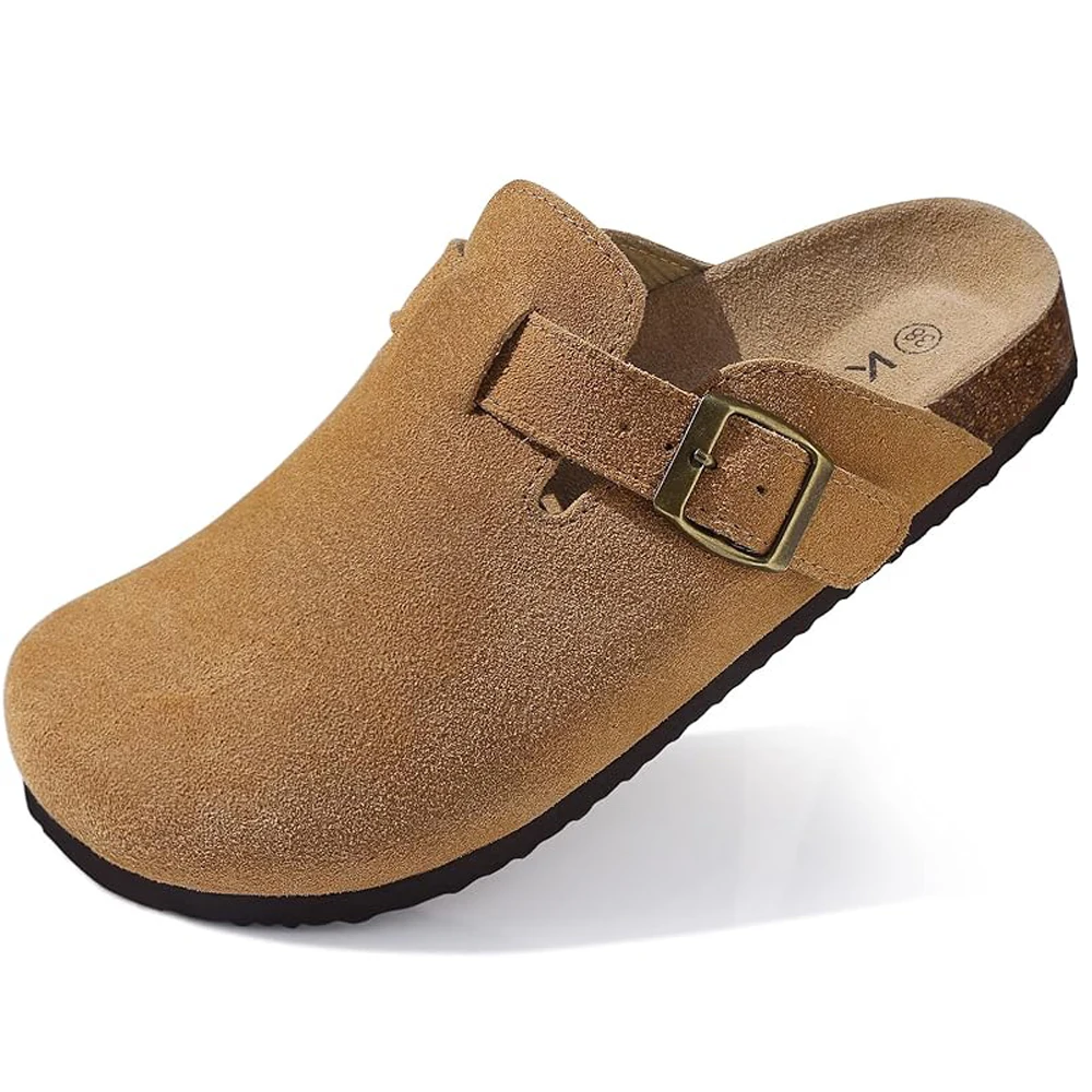 Litfun-Classic-Cork-Clogs-For-Women-Men-Cork-Footbed-Mules-For-Men ...