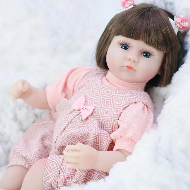 42cm-Cute-Realistic-Baby-Dolls-Girl-With-Big-Eyes-Long-Lashes-Soft ...