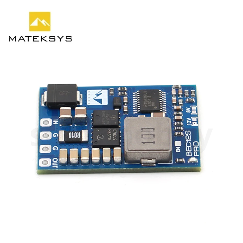 MATEKSYS Matek BEC 12S-PRO понижающий модуль с защитой TVS, диапазон ...