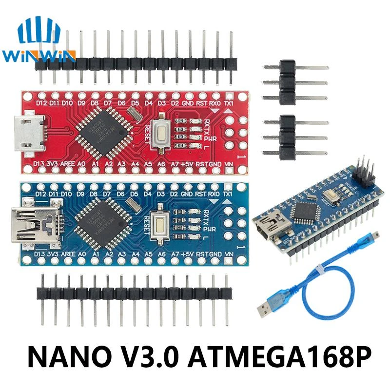 Nano Mini/micro Usb With The Bootloader Compatible Nano V3 Controller For Arduino Ch340 Usb ...