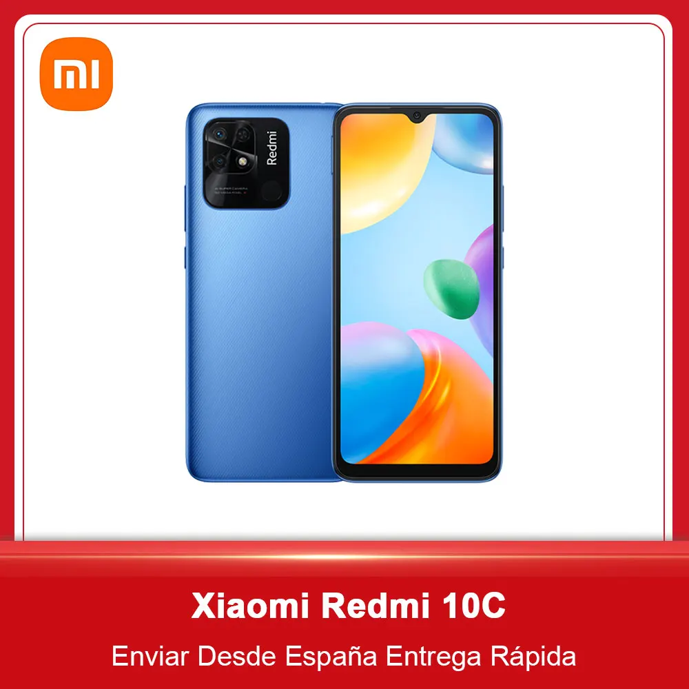 Xiaomi Smartphone Redmi 10C 64GB/128GB, Snapdragon 680, Pantalla de 6 ...