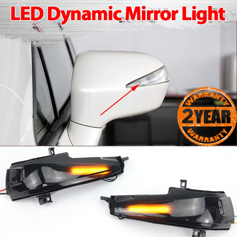 LED Dynamic Side Mirror Turn Signal Indicator Blinker Sequential Lamps ...