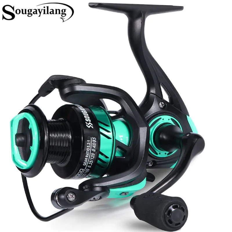 Sougayilang-Fishing-Reel-5-2-1-Gear-Ratio-Spinning-Reel-Max-Drag-10Kg ...