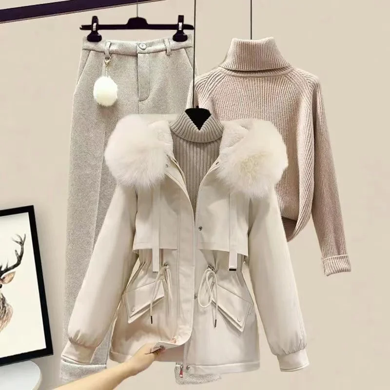 Women-Winter-Warm-Tracketsuit-Snow-Suit-Thicken-Parkat-Jacket ...