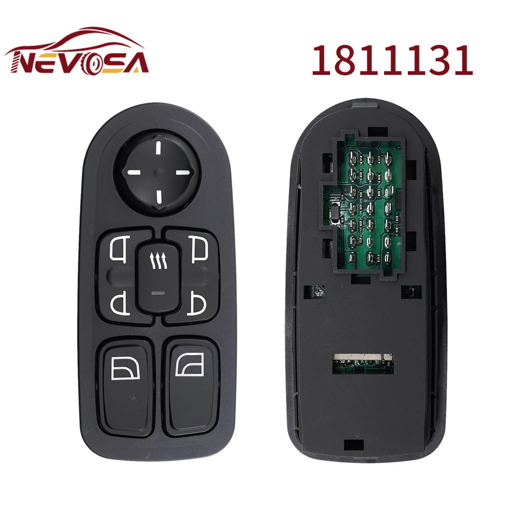 NEVOSA-1811131-1736600-For-DAF-XF-Power-Master-Window-Control-Switch ...