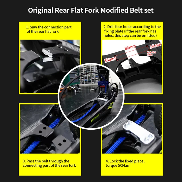 SurRonshop Carbon Belt Conversion Kit SurRonshop, 03/05/2023