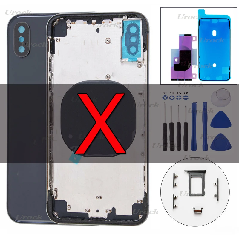 OEM-Back-Housing-Battery-Cover-Frame-Assembly-Replacement-For-iPhone-X ...