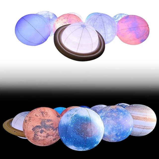 Deflated Inflatable Solar System