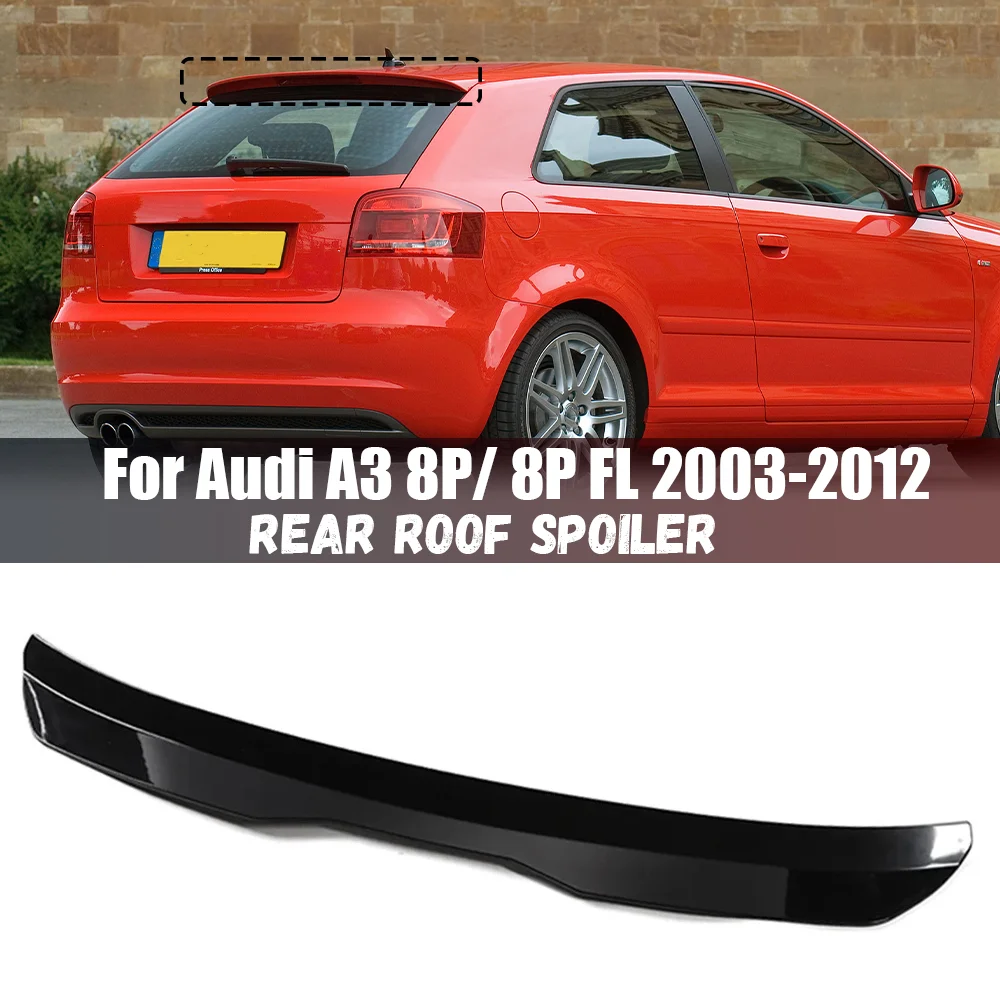 Boot-Lip-Rear-Trunk-Roof-Spoiler-Wing-Tuning-Accessories-For-Audi-A3-8P ...