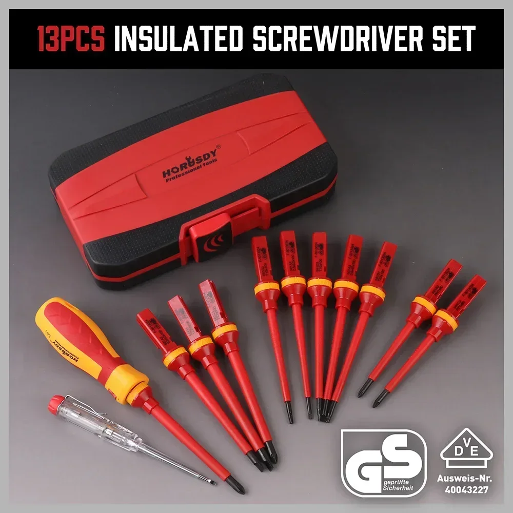 13PCS-1000V-Electrician-Screw-Driver-Set-Tools-1000V-VDE-Insulated ...