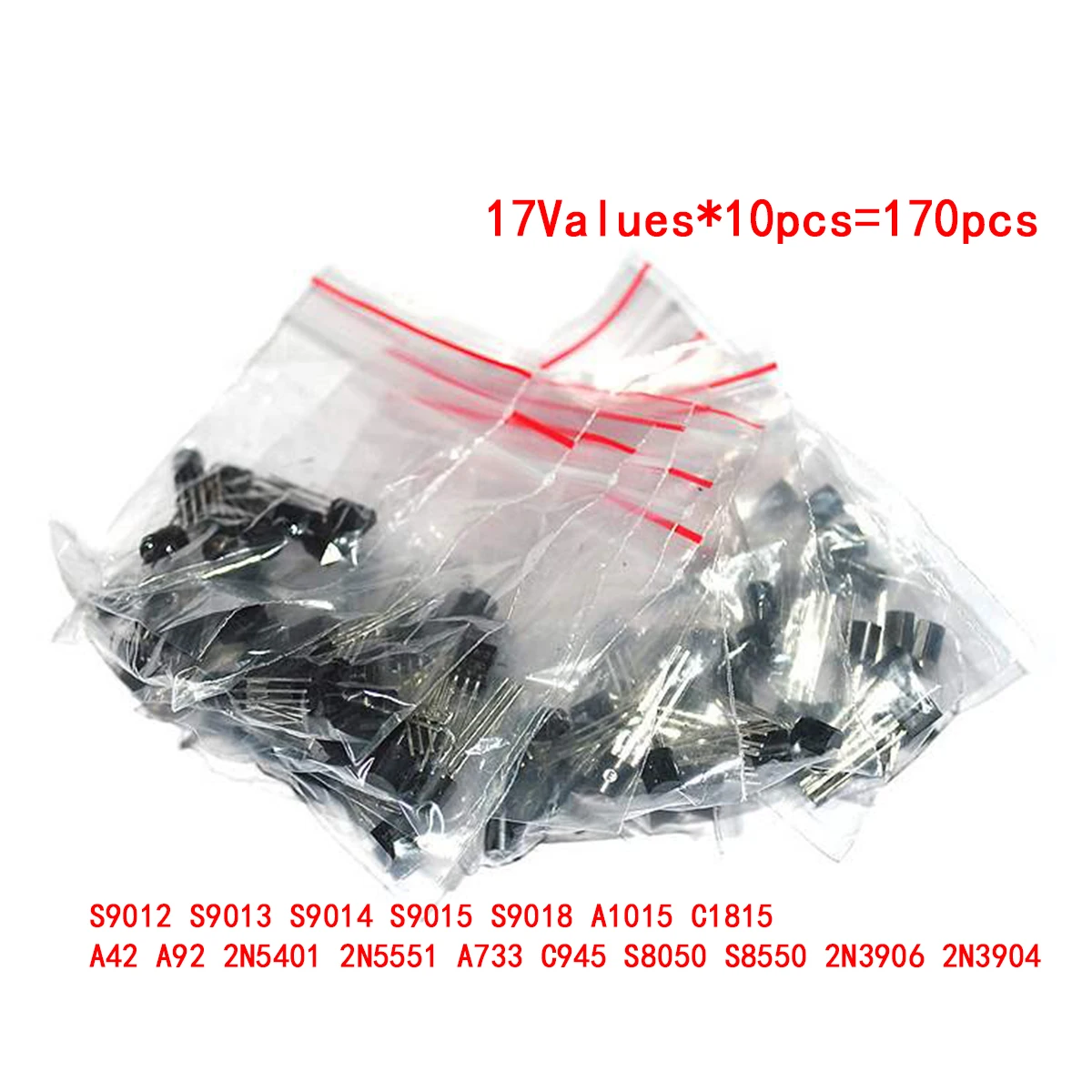 Transistor-Assorted-Kit-S9012-S9013-S9014-S9015-S9018-A1015-C1815-A42 ...