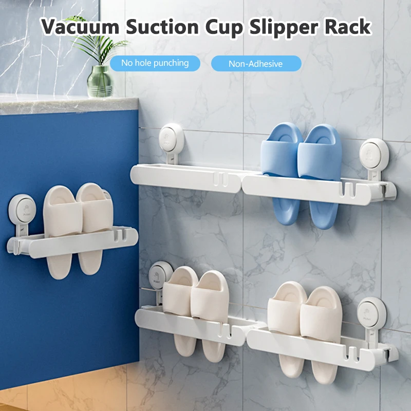 Slipper-Rack-Self-adhesive-Bathroom-Simple-Slipper-Hook-Toilet-Drainage ...