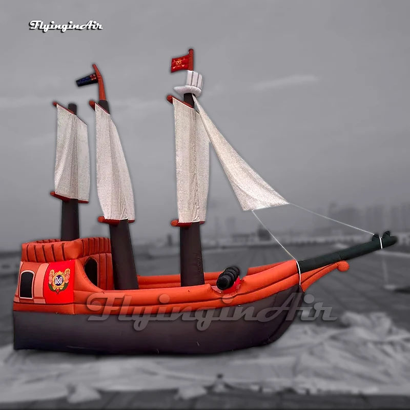 Amazing-Large-Inflatable-Pirate-Ship-Replica-Sea-Rover-Model-Corsair ...