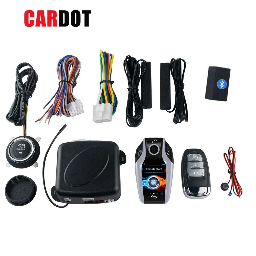 Cardot-bot-n-de-arranque-remoto-llave-inteligente-Fob-bloqueo-Central ...