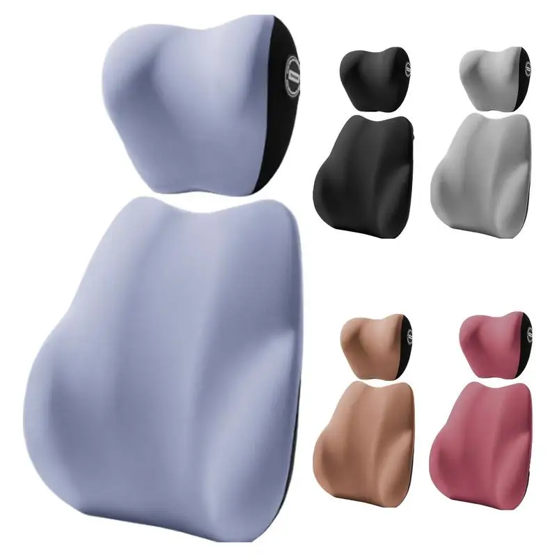 Leather-Car-Neck-Pillow-Breathable-Auto-Seat-Head-Neck-Rest-Cushion ...