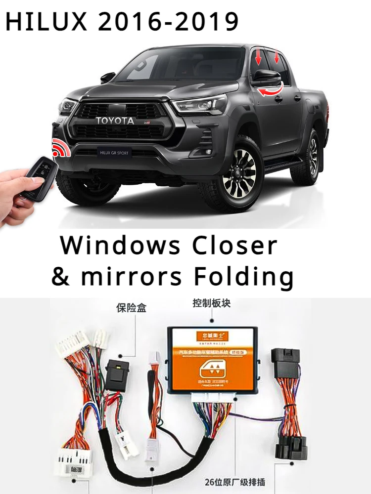 Car-Windows-Closer-mirror-Folding-Module-for-Toyota-Fortuner-Innova-Hilux-Closing-Opening ...