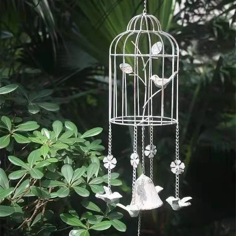 Iron-Retro-Bird-Cage-Wind-Chimes-Ornaments-Wedding-Garden-Courtyard ...