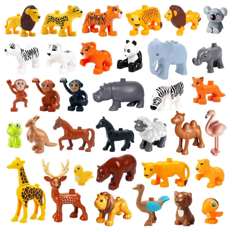 Big-Building-Blocks-Compatible-Large-Bricks-Kids-Forest-Beast-Zoo ...