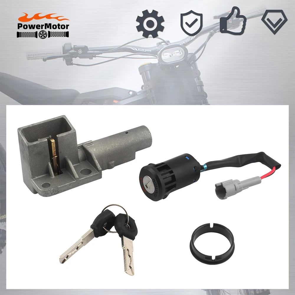 for Surron Light Bee Motorcycle Lgnition Switch Lock Key Set For Segway ...