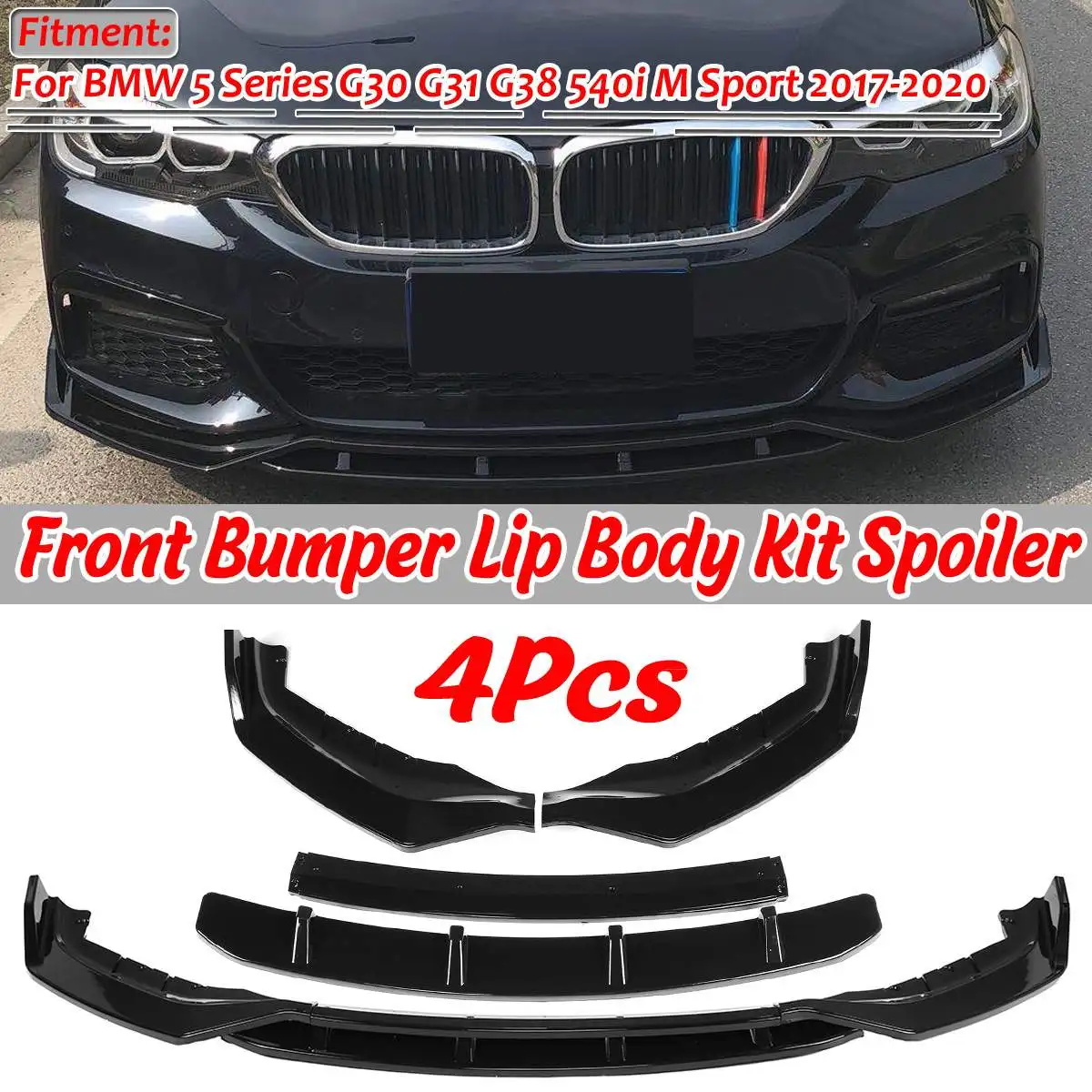 G30 G31 G38 Car Front Bumper Lip Deflector Lips Body Kit Spoiler For ...