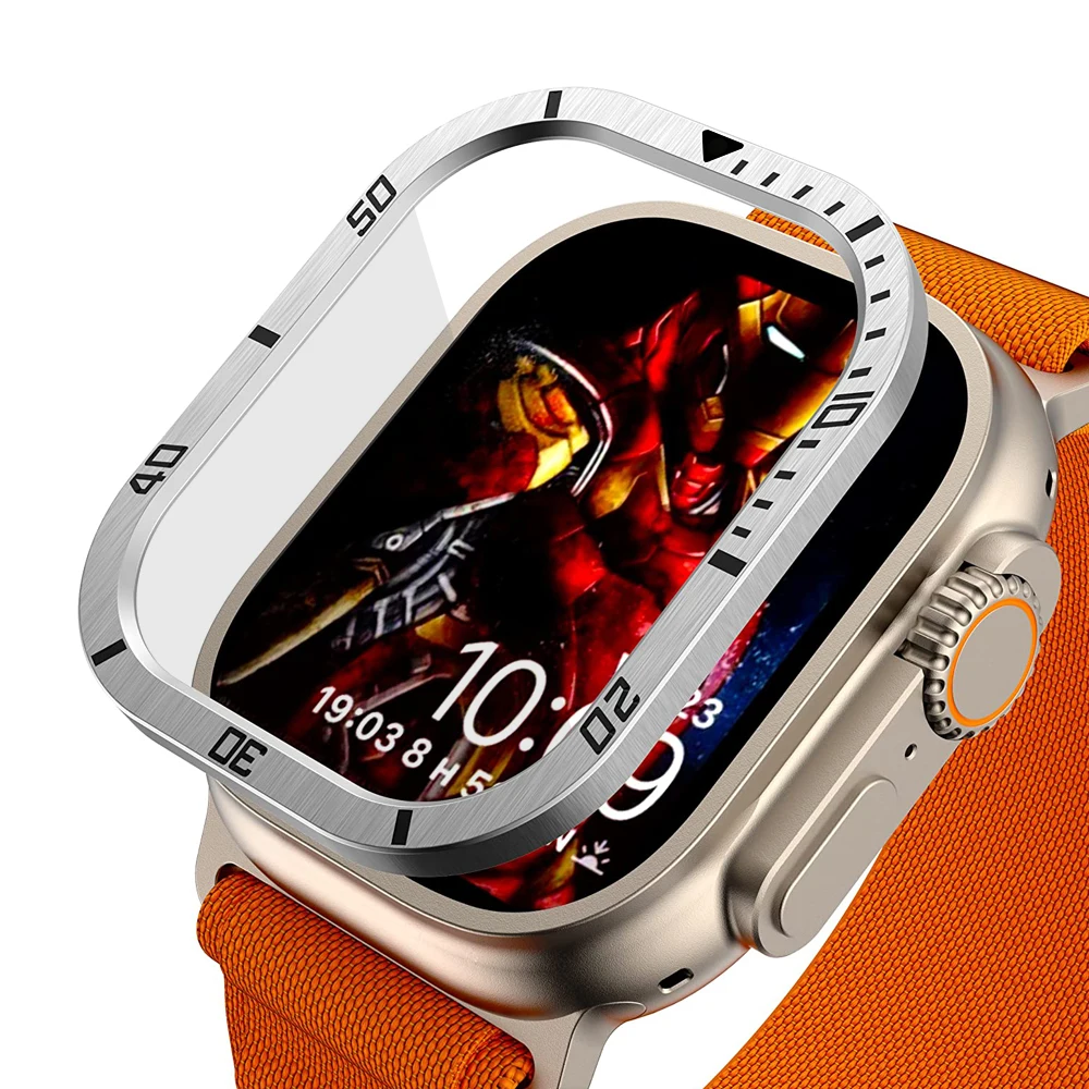 Rugged-Metal-Case-for-Apple-Watch-Ultra-49mm-Cases-with-Tempered-Glass ...