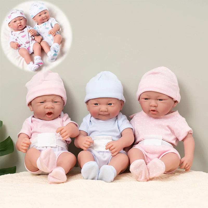 35cm-Reborn-Baby-Doll-Full-Body-Vinyl-Reborn-Dolls-Girl-Kit-14inch-Soft ...