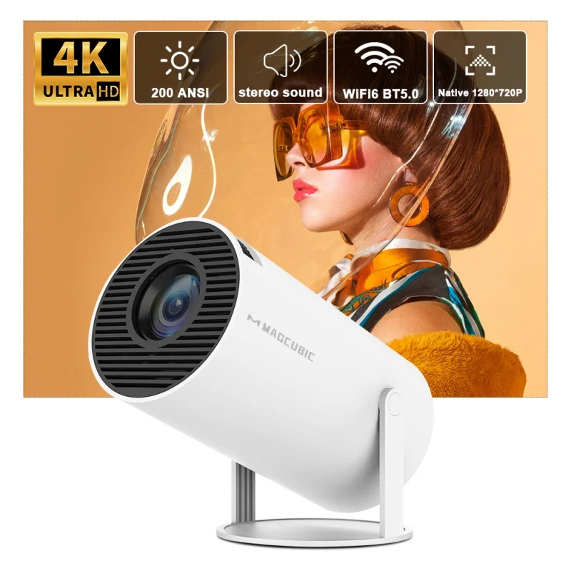 Projetor Transpeed 4K Android 11 Dual Wifi6 200 ANSI Allwinner H713 BT5 ...