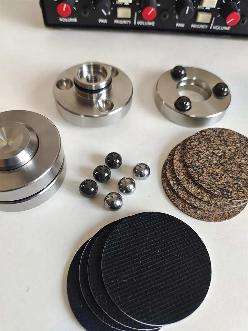 HIFI Audio Stainless Steel Shock Absorbing FE Foot Pads for Speaker ...