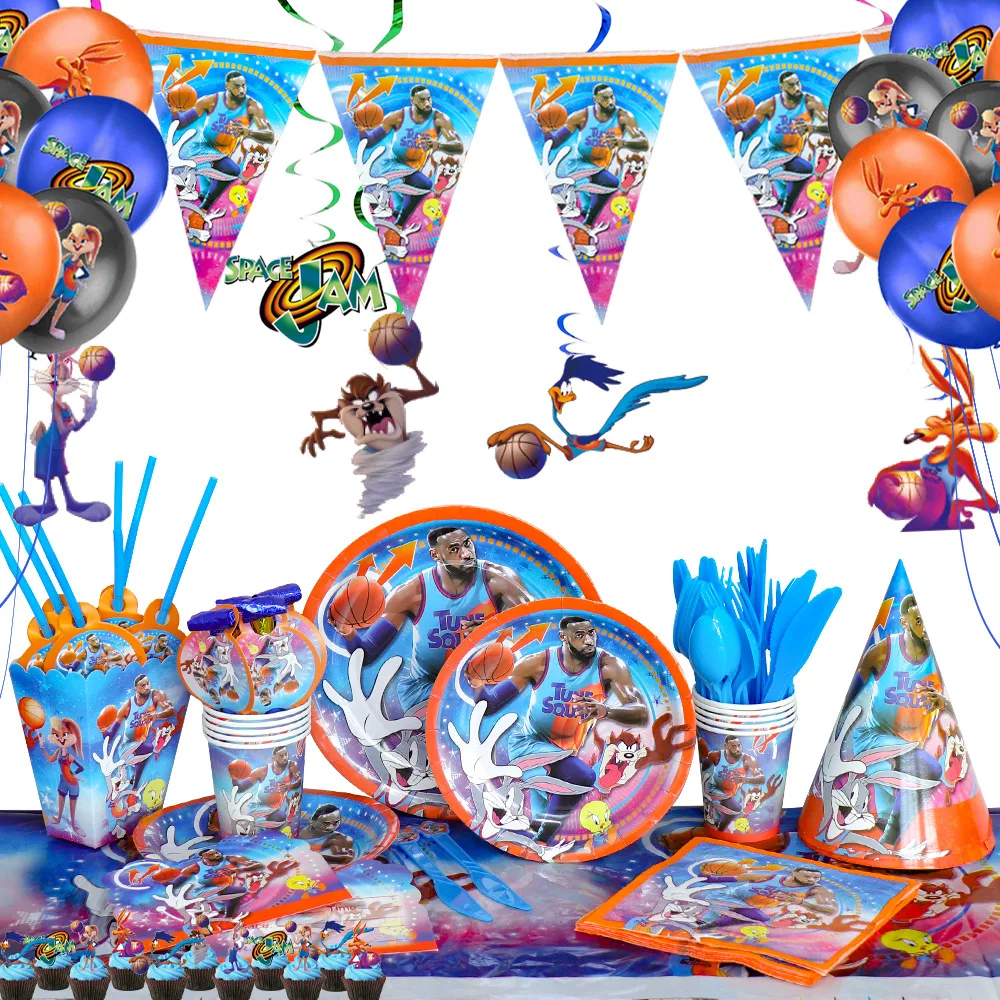 Space Jam Birthday Decorations | Basketball Stars Space Jam - Party ...