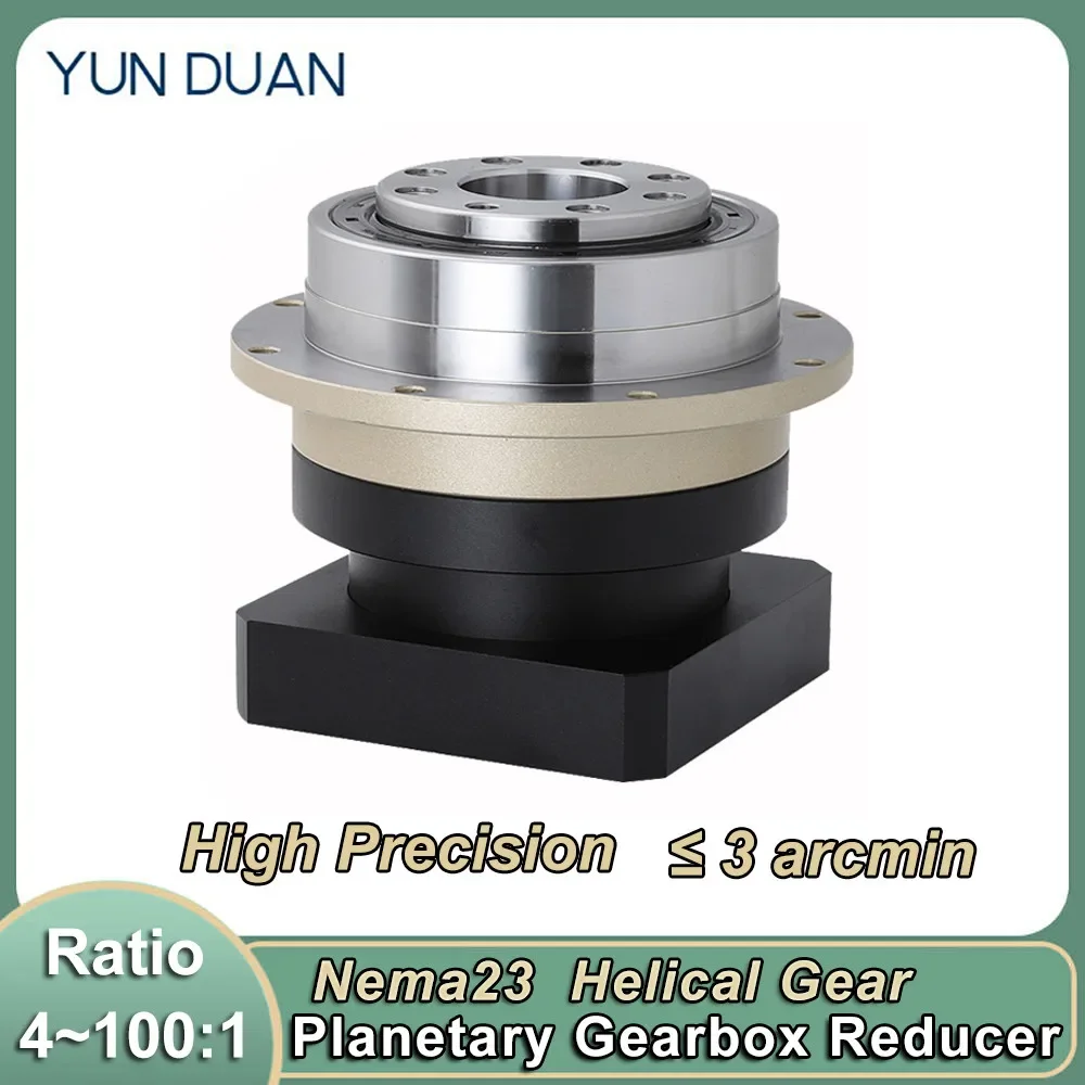Flange-Output-Planetary-Gearbox-Helical-Gear-Reducer-60mm-400W-Servo-Nema23-Stepper-Motor-Gear ...