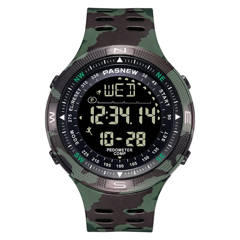 Multifunction Waterproof Military Watch Compass Men Digital Sport ...