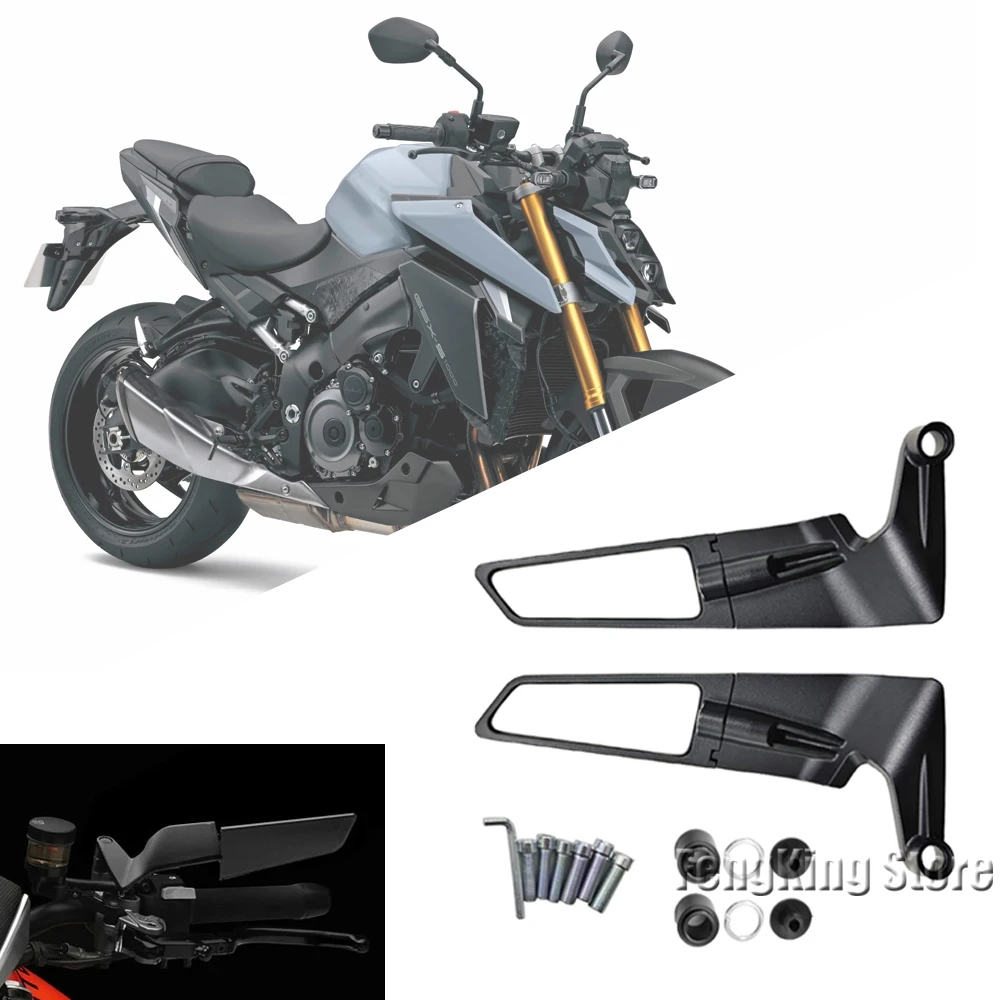 For-GSX-S1000-GSXS1000-motorcycle-accessories-rearview-mirror-wind-wing ...